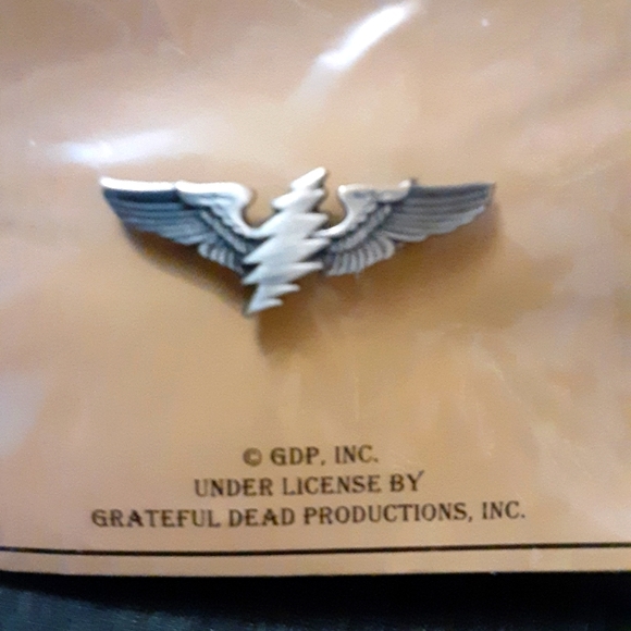 GDP | Accessories | Grateful Dead 3ptlightening Bolt Pilots Wings Mini ...